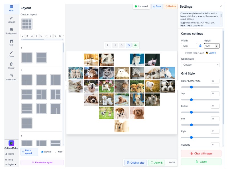 Photo Collage Maker - Create Beautiful Collages Online Free